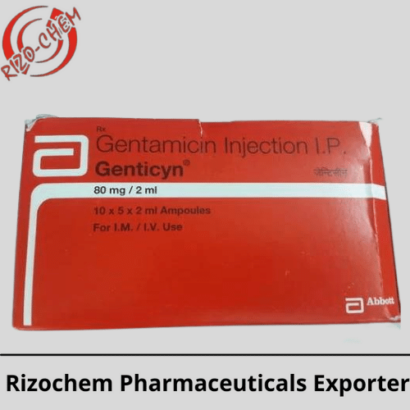 Gentamicin Injection 80mg Genticyn | Rizochem Pharmaceuticals Exporter