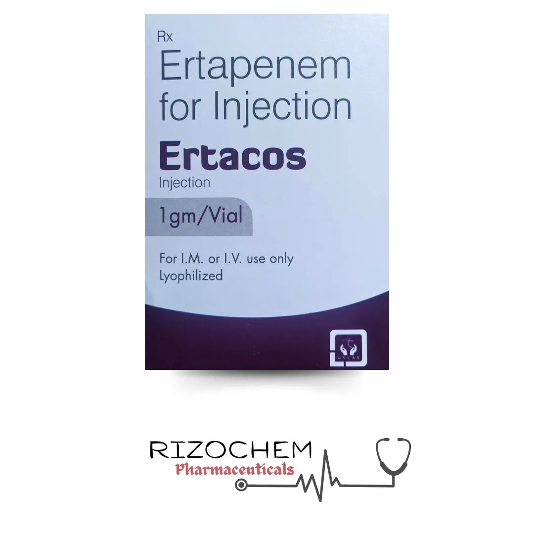 Ertapenem Injection 1gm Ertacos -Rizochem Pharmaceuticals