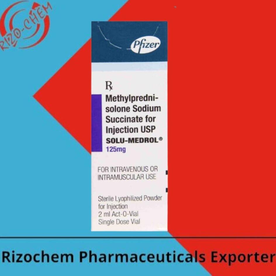 Solu-Medrol 125 Injection - Top Pharmaceutical Wholesaler Exporter