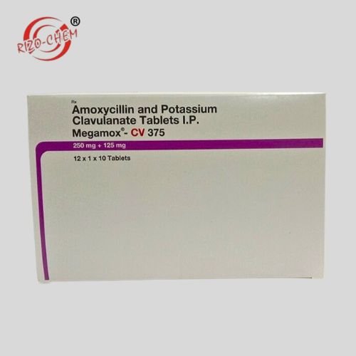 Megamox-CV 375 Tablet -Rizochem Pharmaceuticals