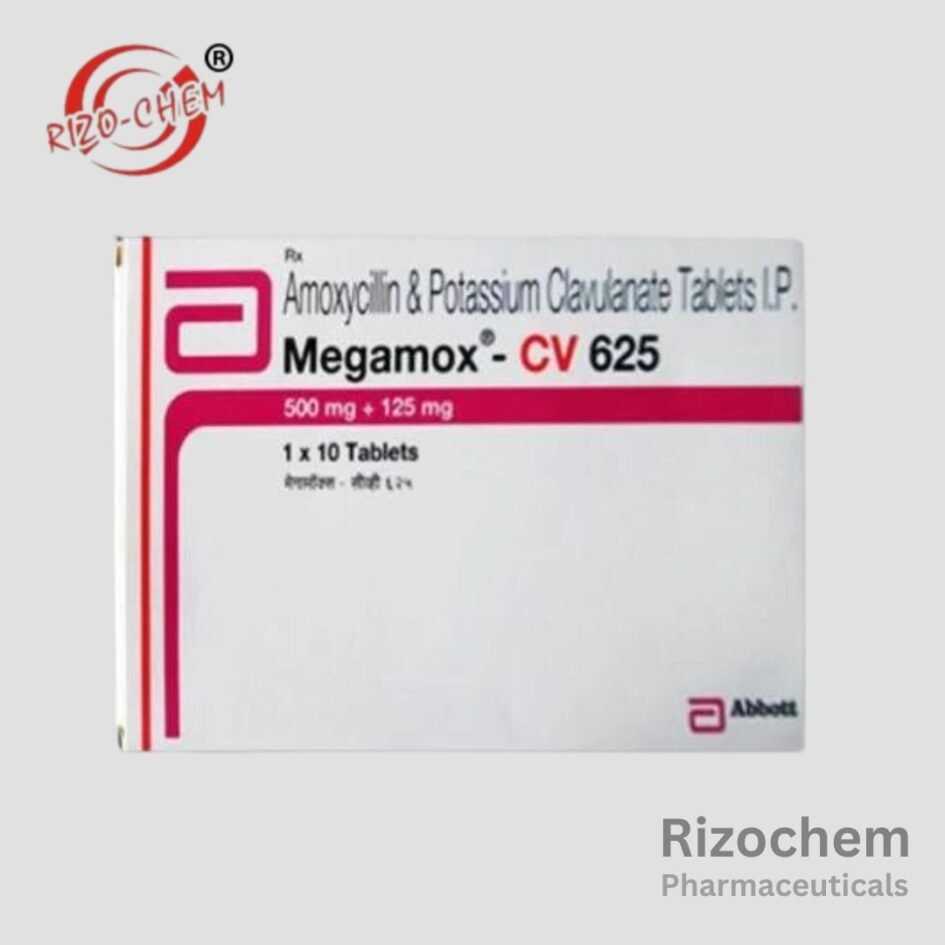 Megamox-CV 625 Tablet -Rizochem Pharmaceuticals