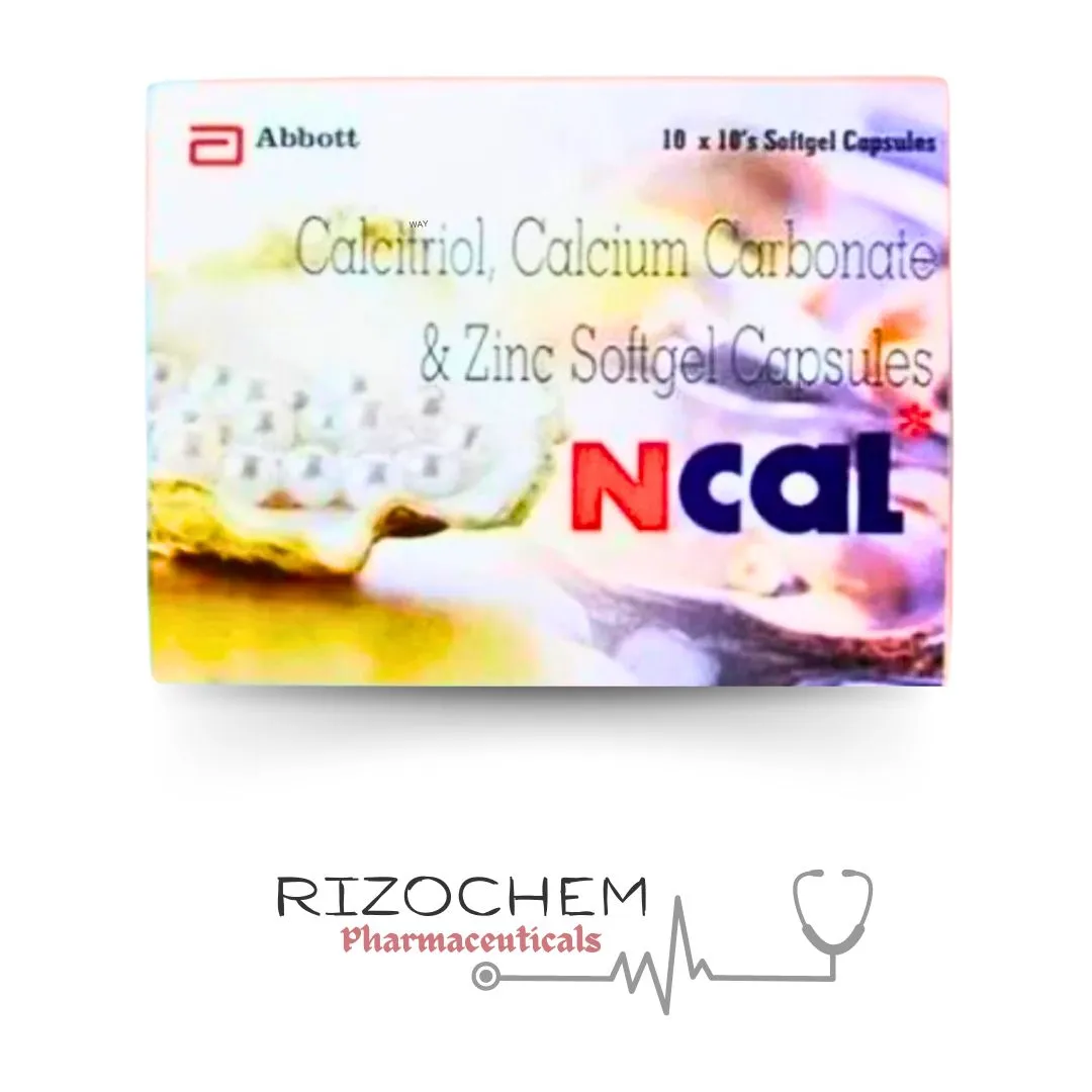 N Cal 500mg Strip Of 15 Tablets - Rizochem Pharmaceuticals